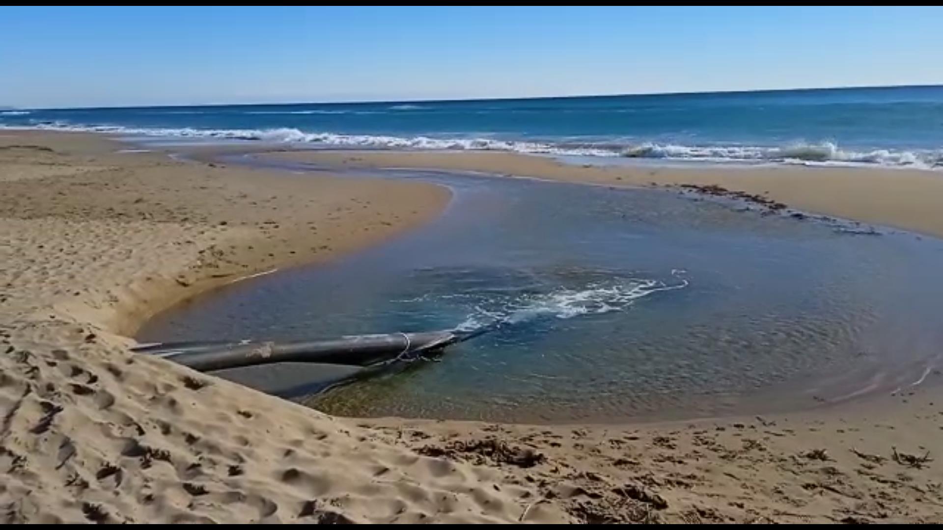 Denunciem els vessaments d’aigua a zones protegides de Torredembarra ...